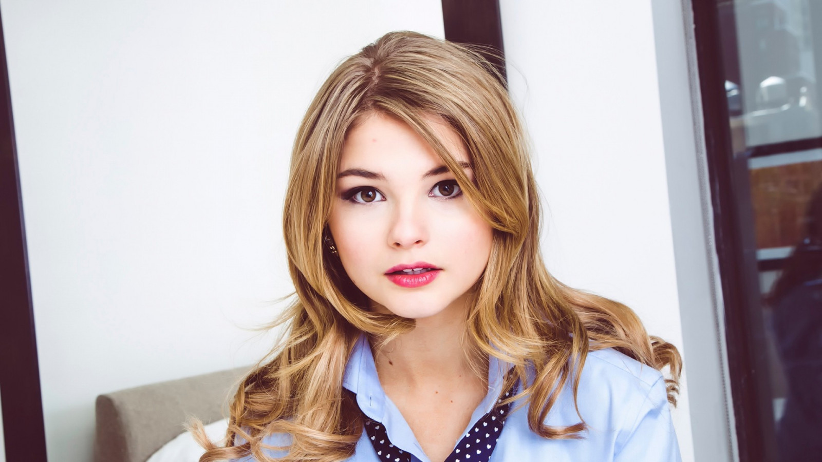 Wallpaper Face Women Model Blonde Long Hair Glasses Singer