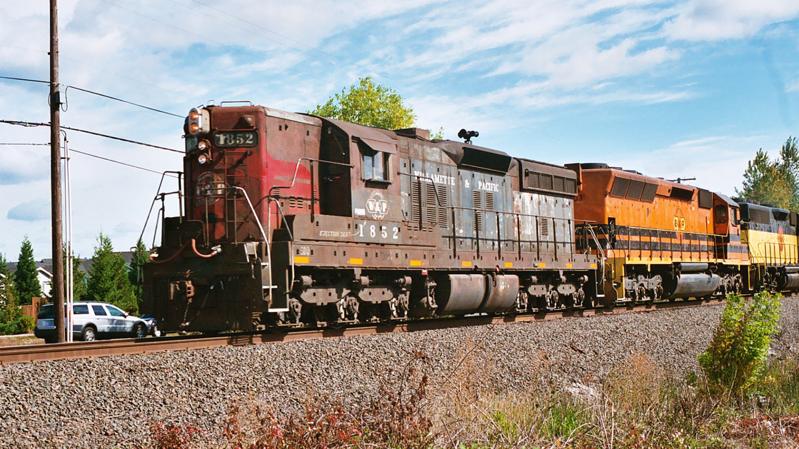 Wallpaper : 844steamtrain, pnwr, 1852, emd, sd9, diesel, locomotive ...
