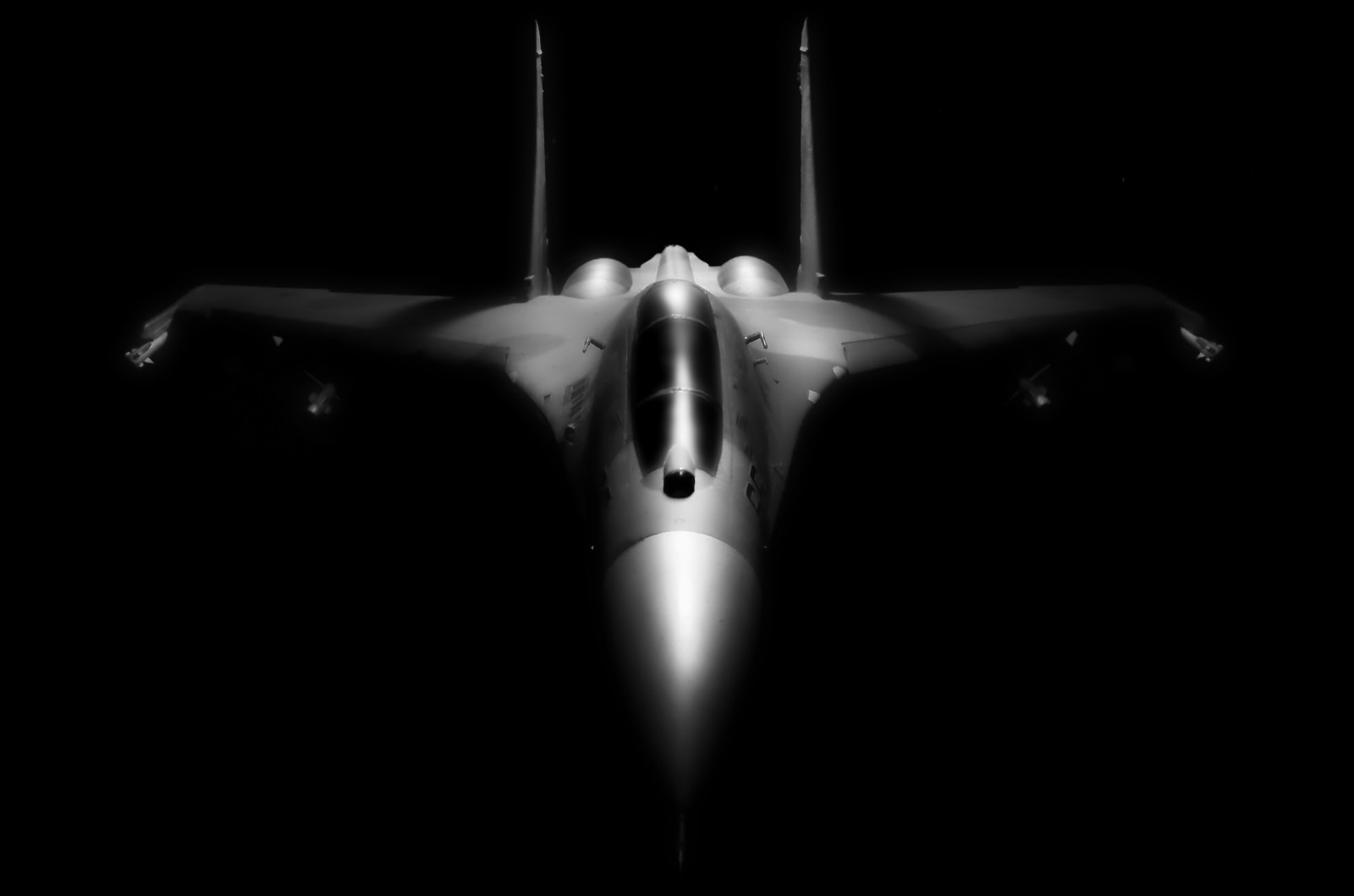 Wallpaper : Russia, aircraft, weapon, fighterplane, su27, noseshot ...