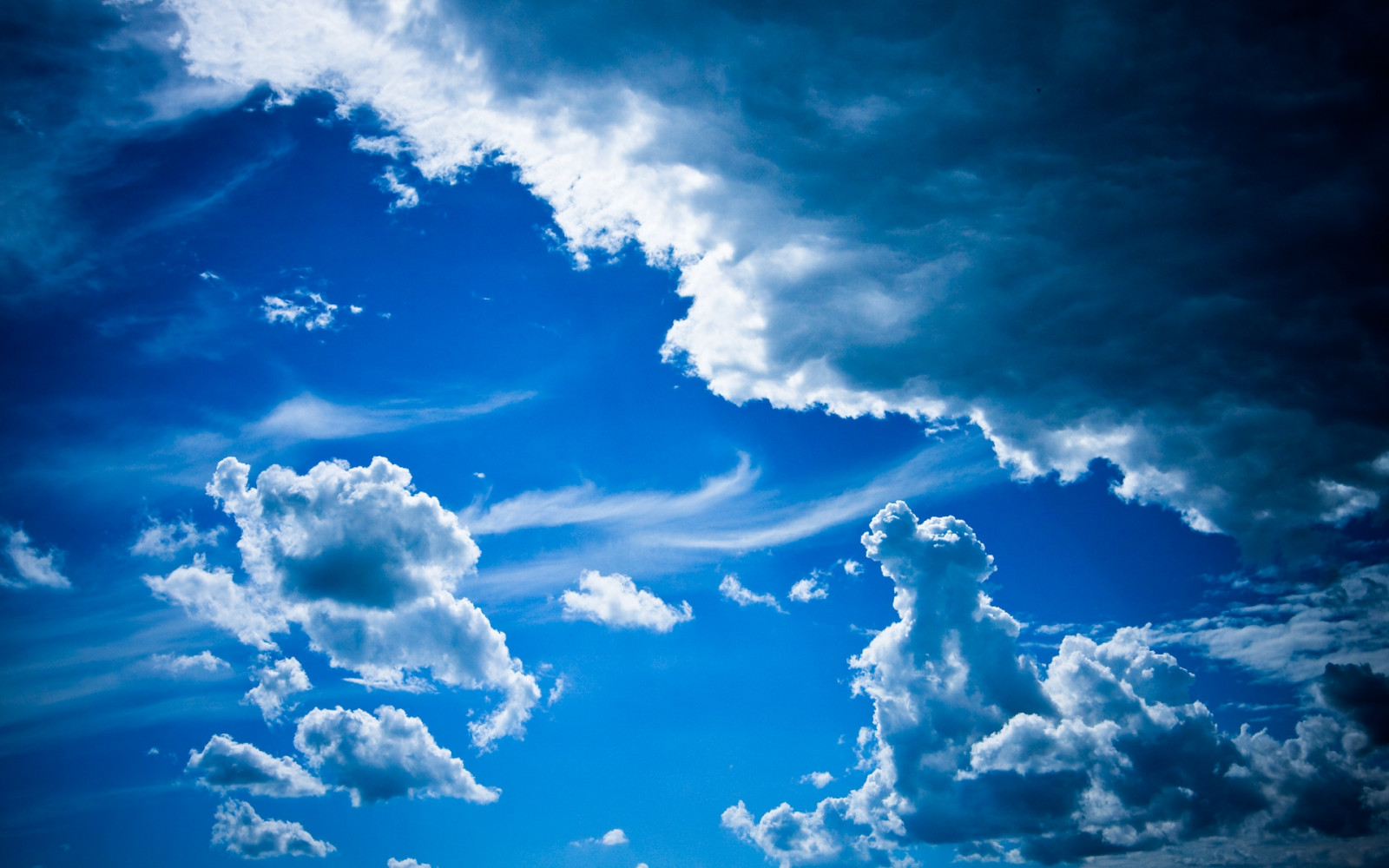 Wallpaper : awan-awan, langit, biru, meredakan, volume, pola, air ...