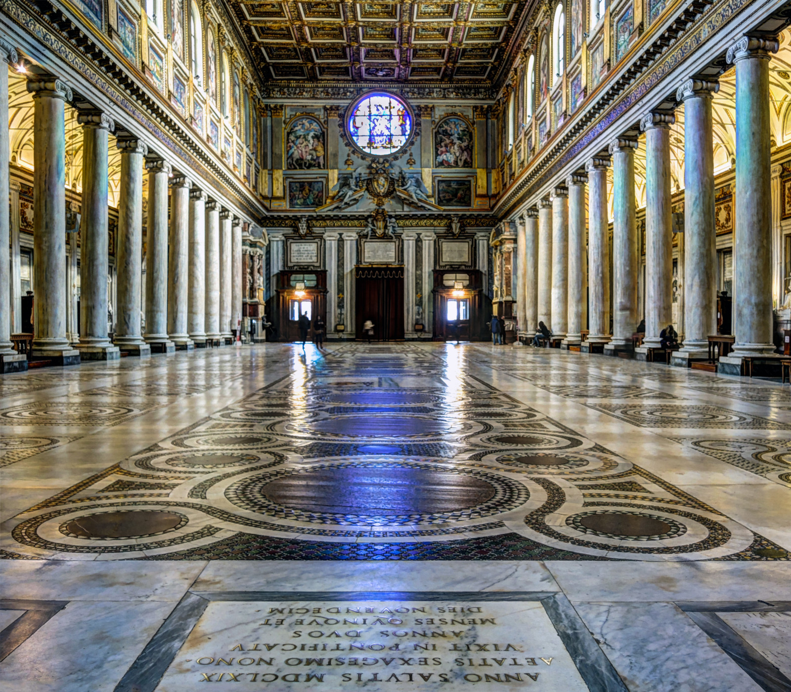 배경 화면 : 창문, 이탈리아, 건물, 대칭, 기둥, 로마, 산타, 구조, 마리아, ROM, 공회당, 경계표, 마기 오레, 관광 ...