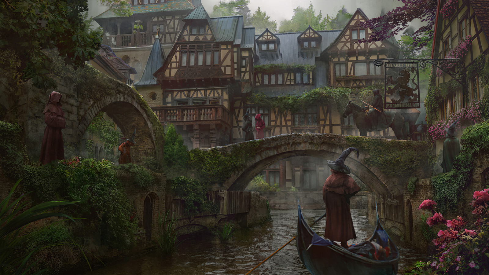 Fantasy Town Concept Art