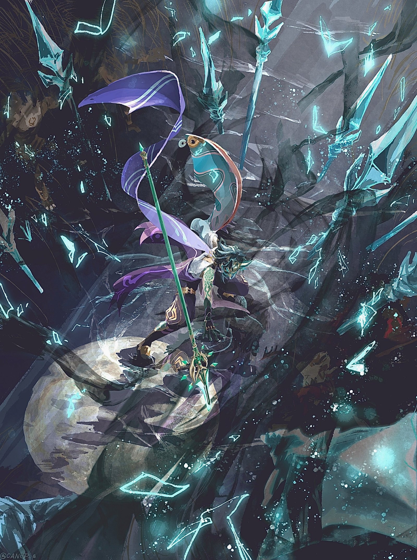 Wallpaper : anime, Genshin Impact 1600x2146 - ZhanD4 - 2238080 - HD ...