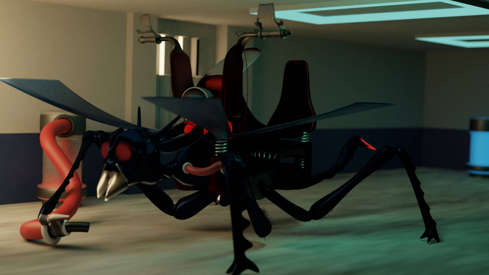 Wallpaper : 3d graphics, cyborg, vehicle, insect 1920x1080 - Xorxee ...