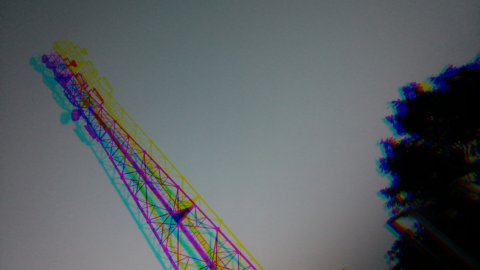 Wallpaper : trees, glitch art, blue, evening, tower, Toy, light, color ...