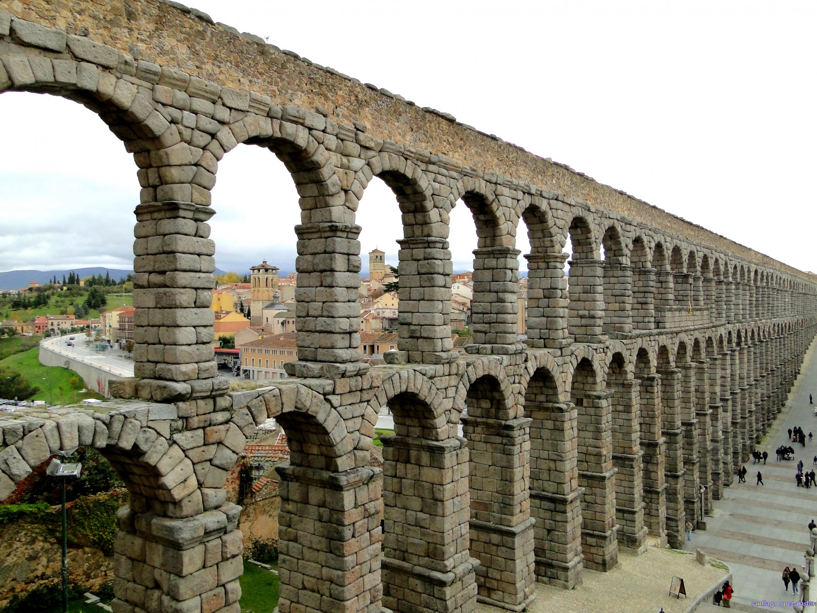 Wallpaper : Roman, Spain, Rome, arcade, ruins, arch bridge, Segovia ...