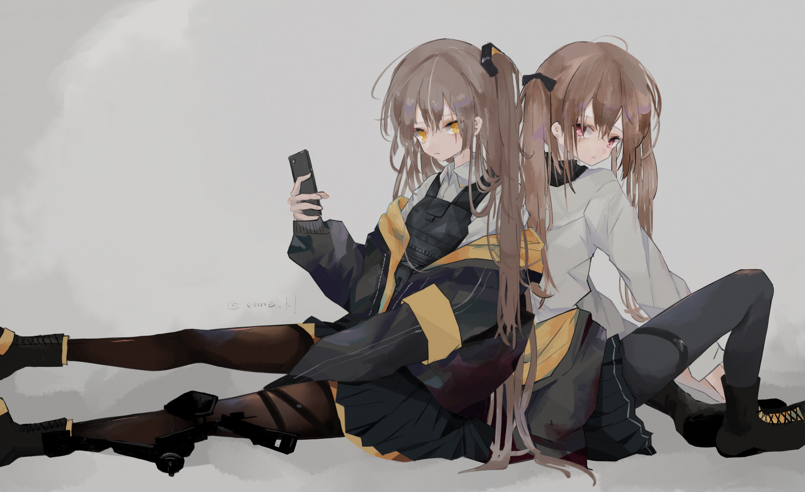 Bakgrundsbilder : anime, animeflickor, flickor Frontline, UMP9 Girls ...