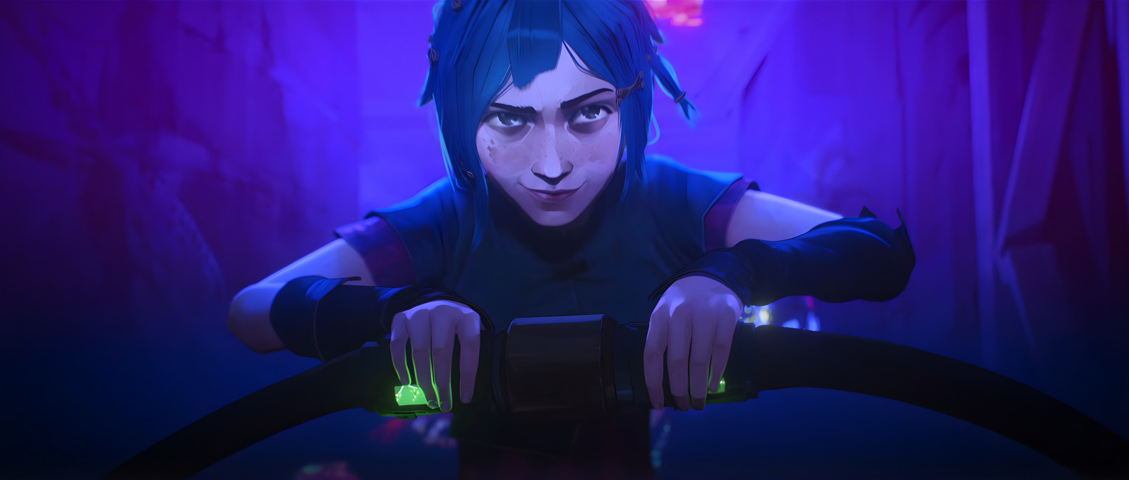 Wallpaper : Jinx League of Legends, League of Legends, arcane, Netflix ...