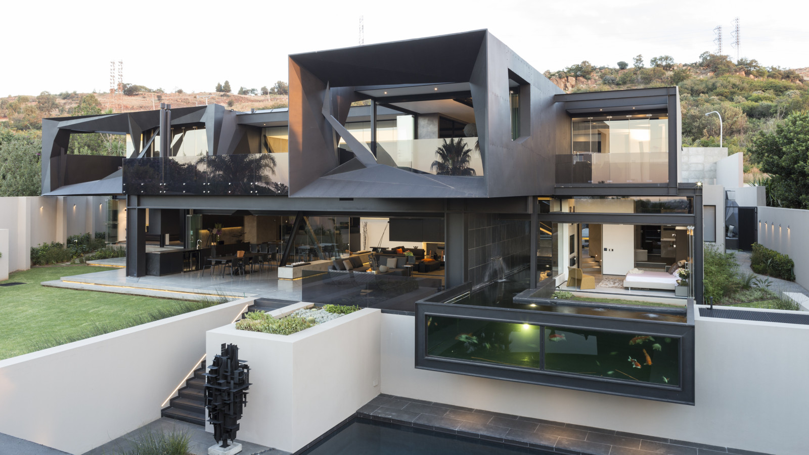Bakgrundsbilder : modern, arkitektur, natur, landskap, hus, glas, träd ...