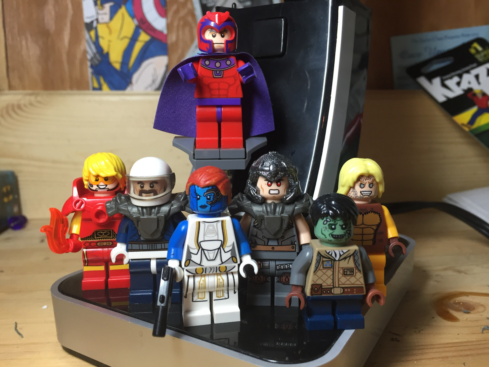 Wallpaper : LEGO, evil, xmen, toad, pyro, marvel, brotherhood, Mystique ...