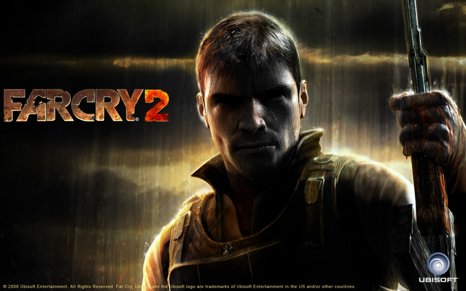 Wallpaper : Far Cry, nama, fon, melihat, hujan, jack carver 1680x1050 ...