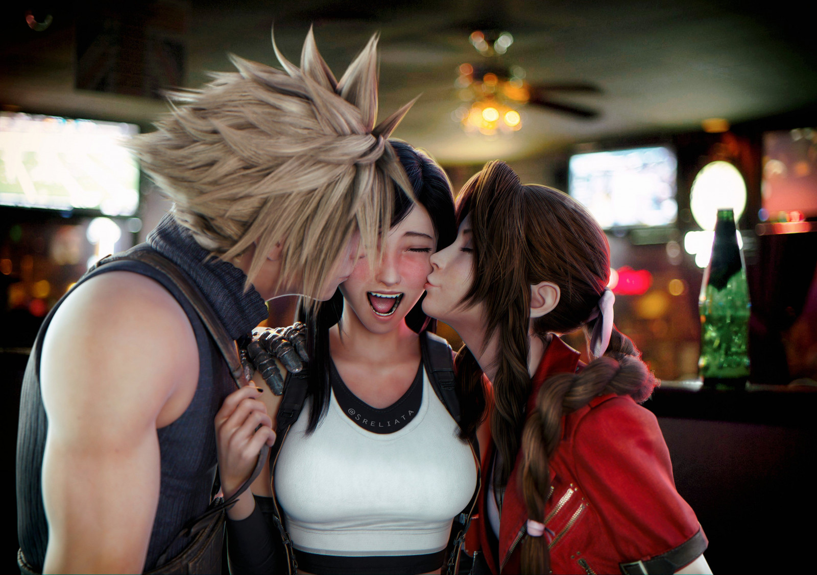 배경 화면 : 파이널 판타지 7 강림절 어린이, 티파 록 하트 4096x2890 - AlbinonnR - 2098177 - 배경 ...