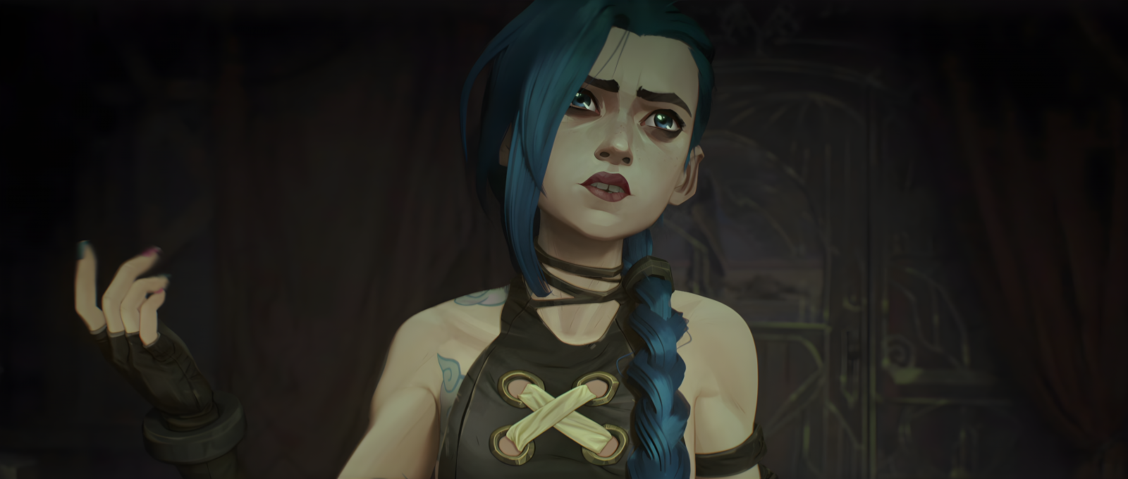 Wallpaper : Jinx League of Legends, League of Legends, arcane, Netflix ...