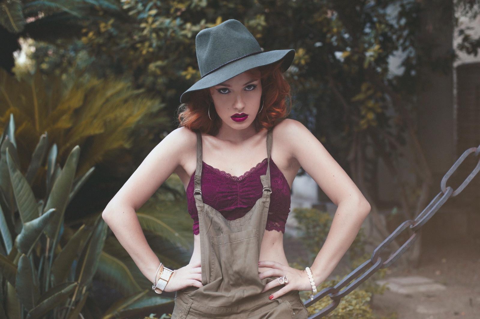 Wallpaper Women Redhead Model Portrait Short Hair Looking At