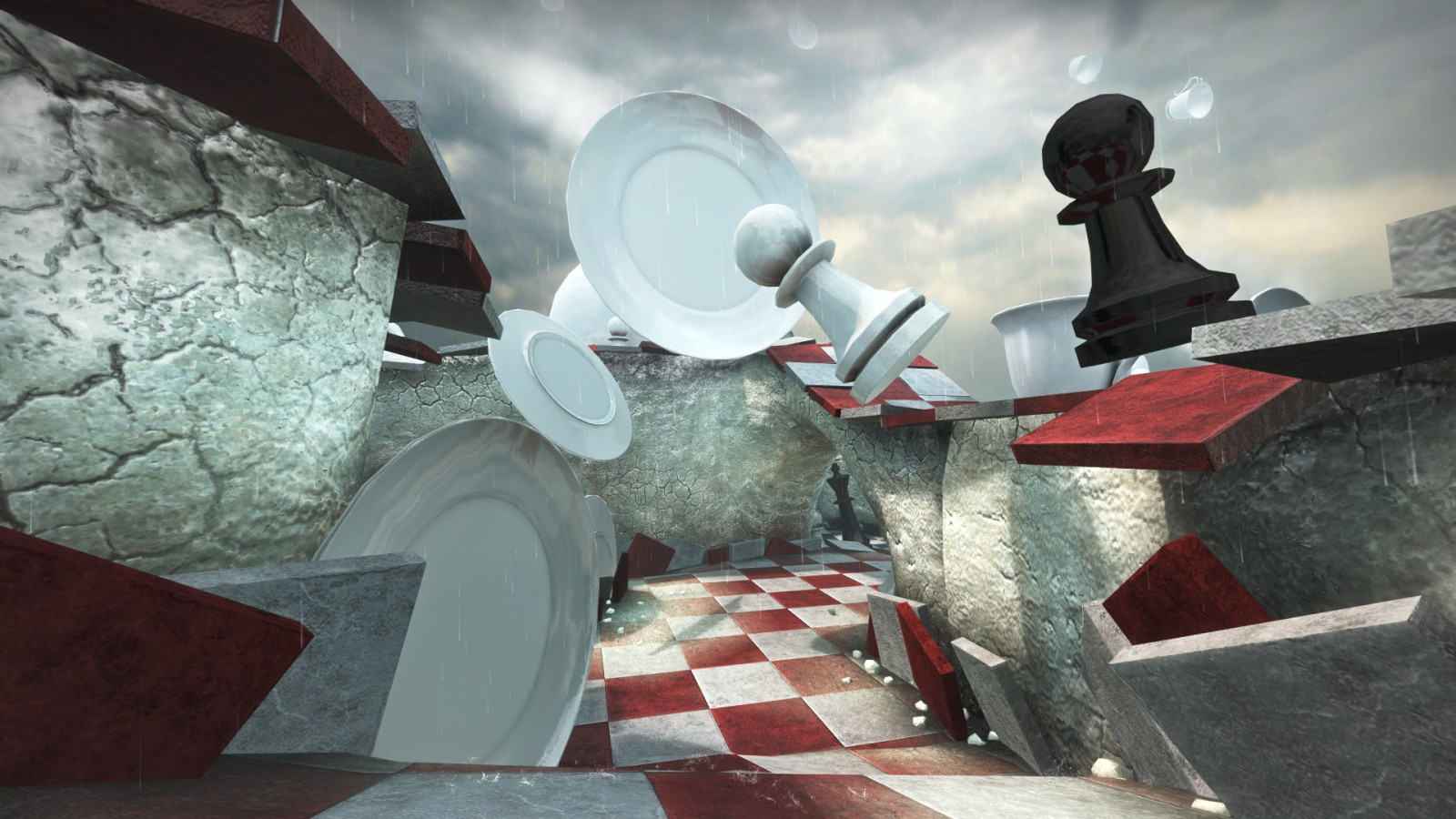 Wallpaper : digital art, render, sky, CGI, chess, screenshot, 1920x1080 ...