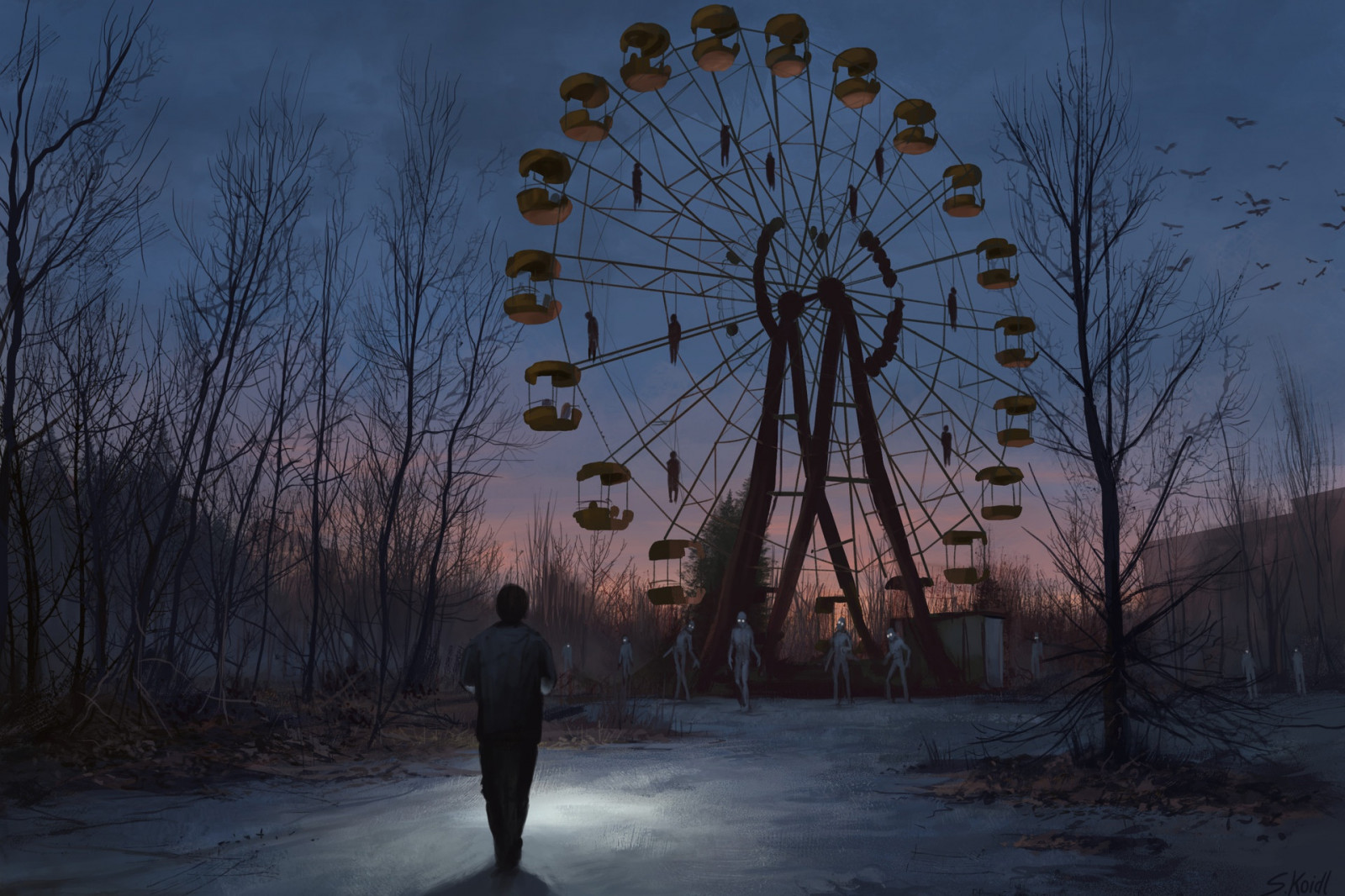 배경 화면 : 체르노빌, 삽화, 공포 1920x1280 - WallpaperManiac - 1555763 - 배경 화면 ...