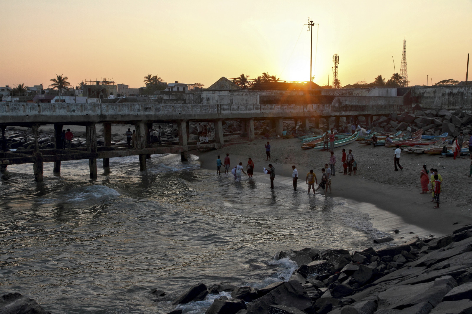 Obrázky na plochu : oceán, západ slnka, India, pláž, voda, kanonik, eos ...