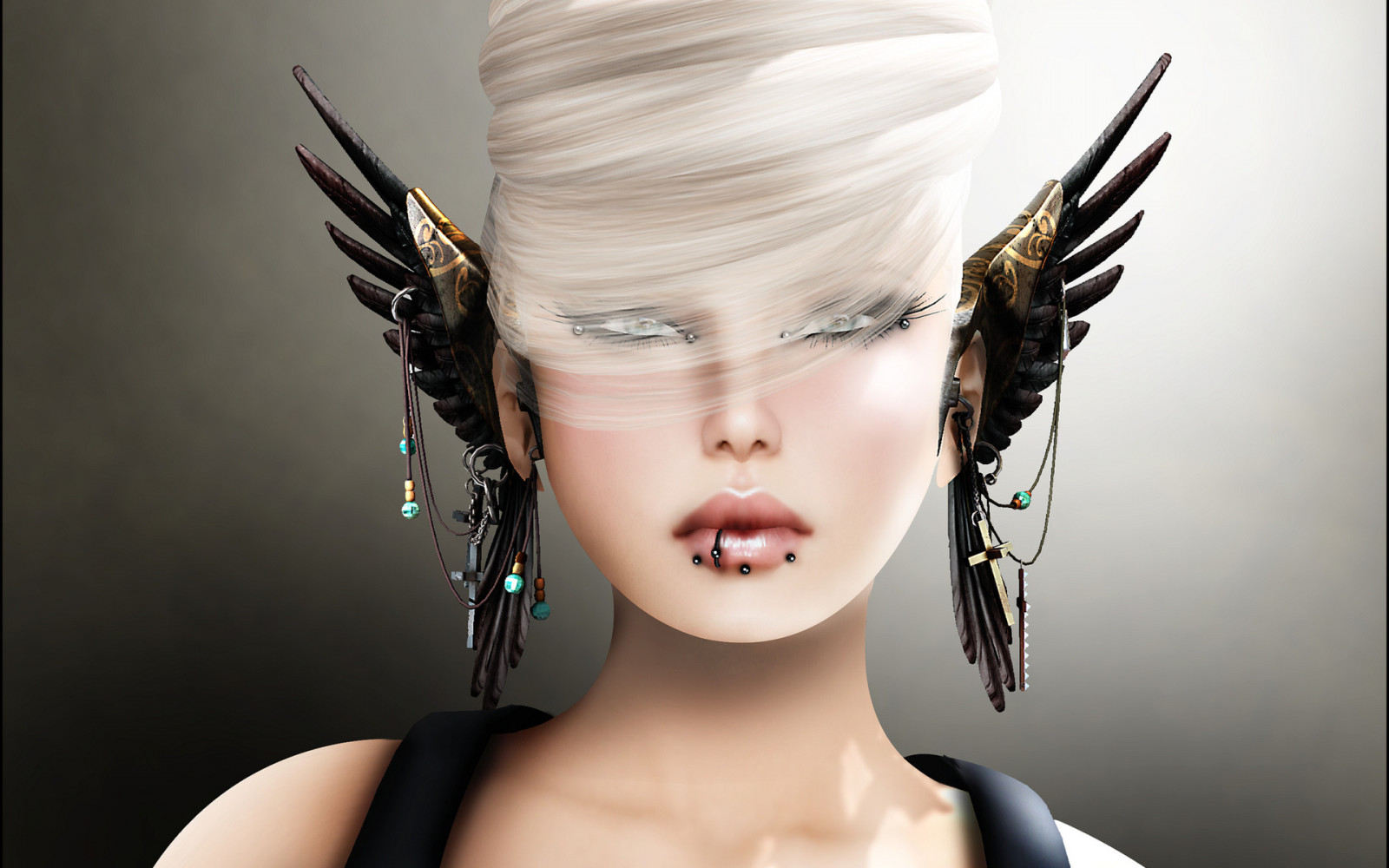 Bakrunner : 1920x1200 px, ansikt, pike, jenter, piercing, punk, kvinner ...