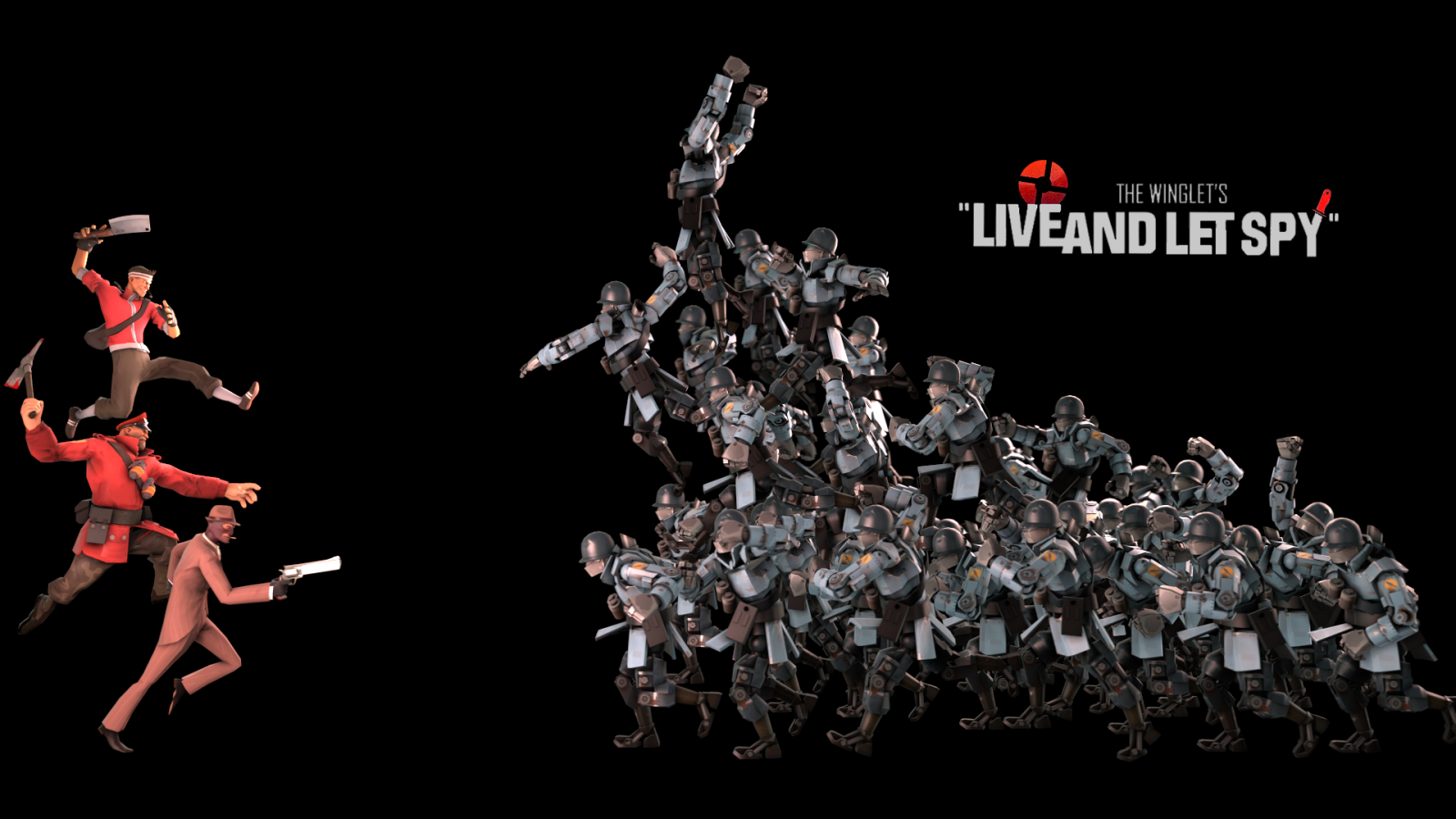 Wallpaper : Team Fortress 2, Scout character, Spy character, dance ...