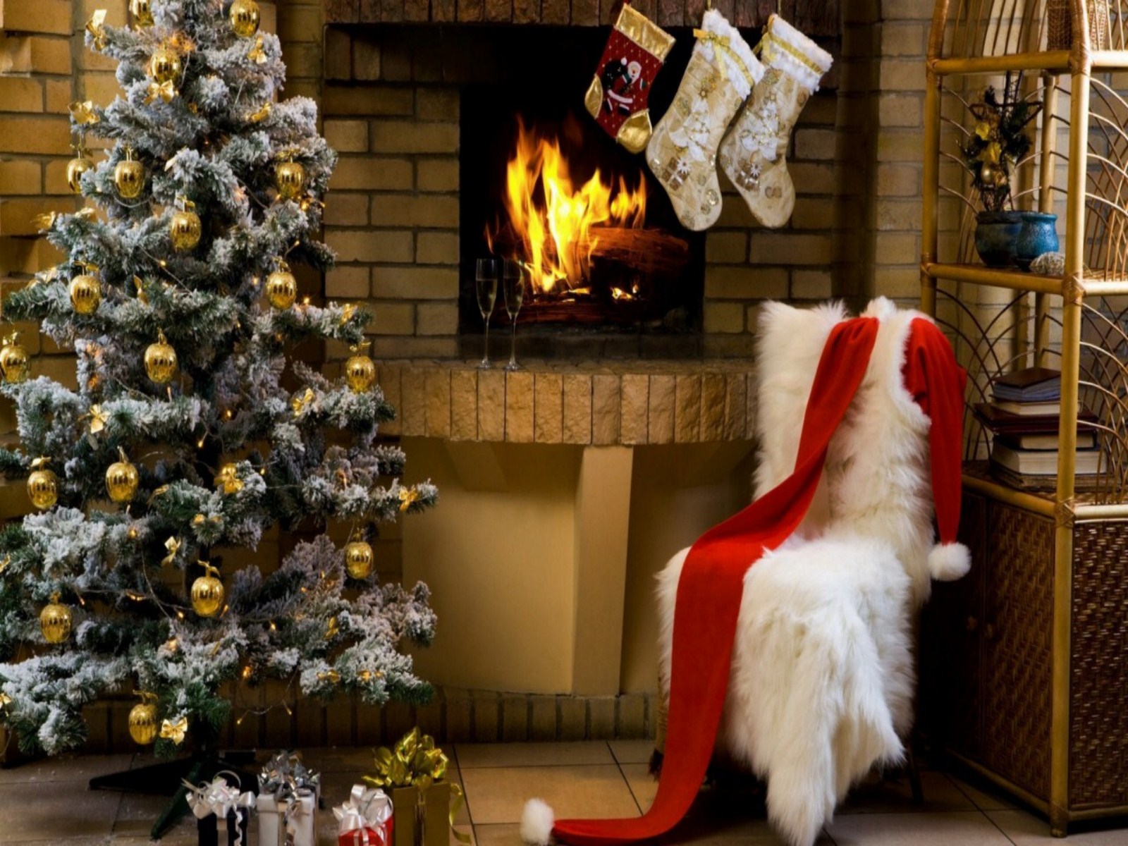 Wallpaper : 1600x1200 px, hari Natal, dekorasi, bergembira, api ...