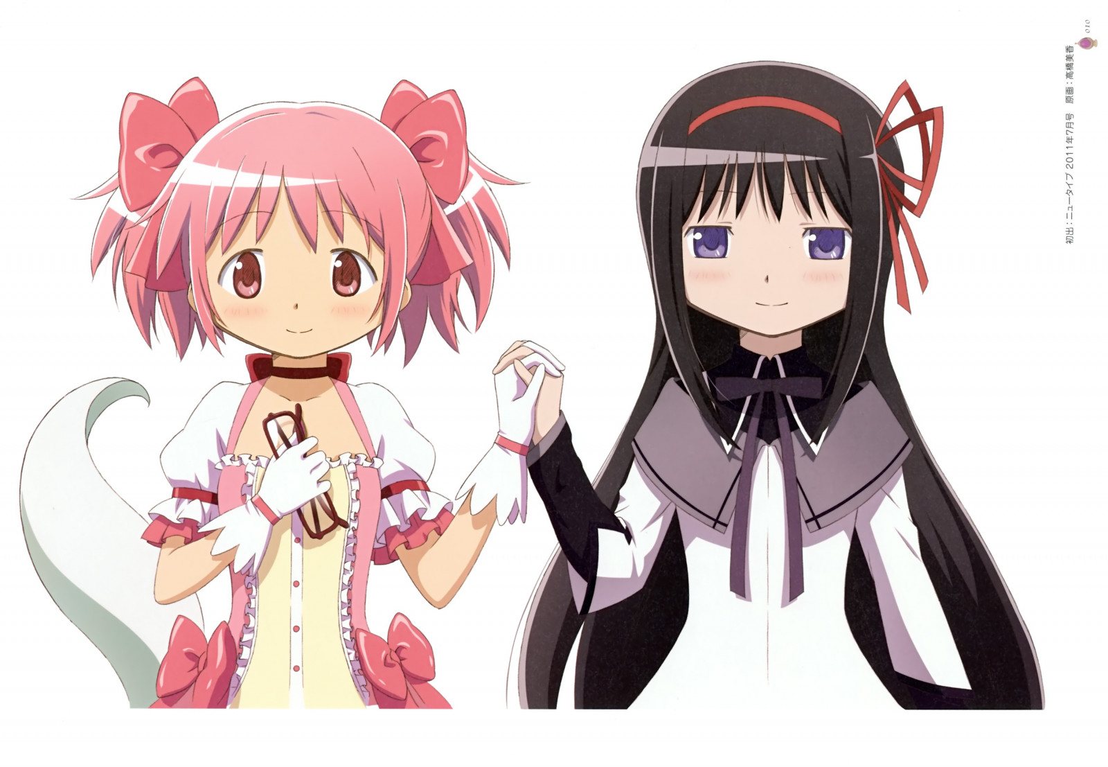 배경 화면 : 마호 Shoujo Madoka Magica, 카나메 마도카, 아케미 호무라, Homura 3500x2422 ...