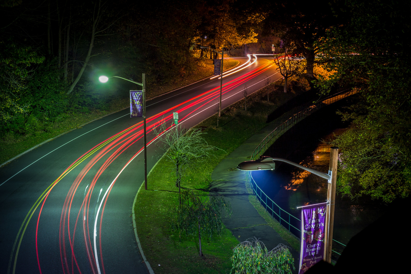 Wallpaper : landscape, lights, colorful, night, tail, nature ...