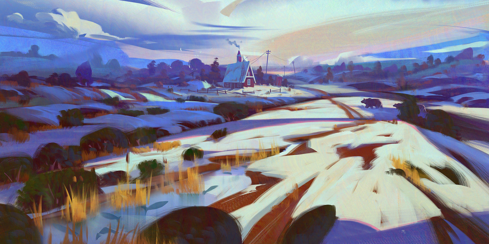 Bakgrundsbilder : ekoregion, måla, natur, Natural landscape, himmel ...