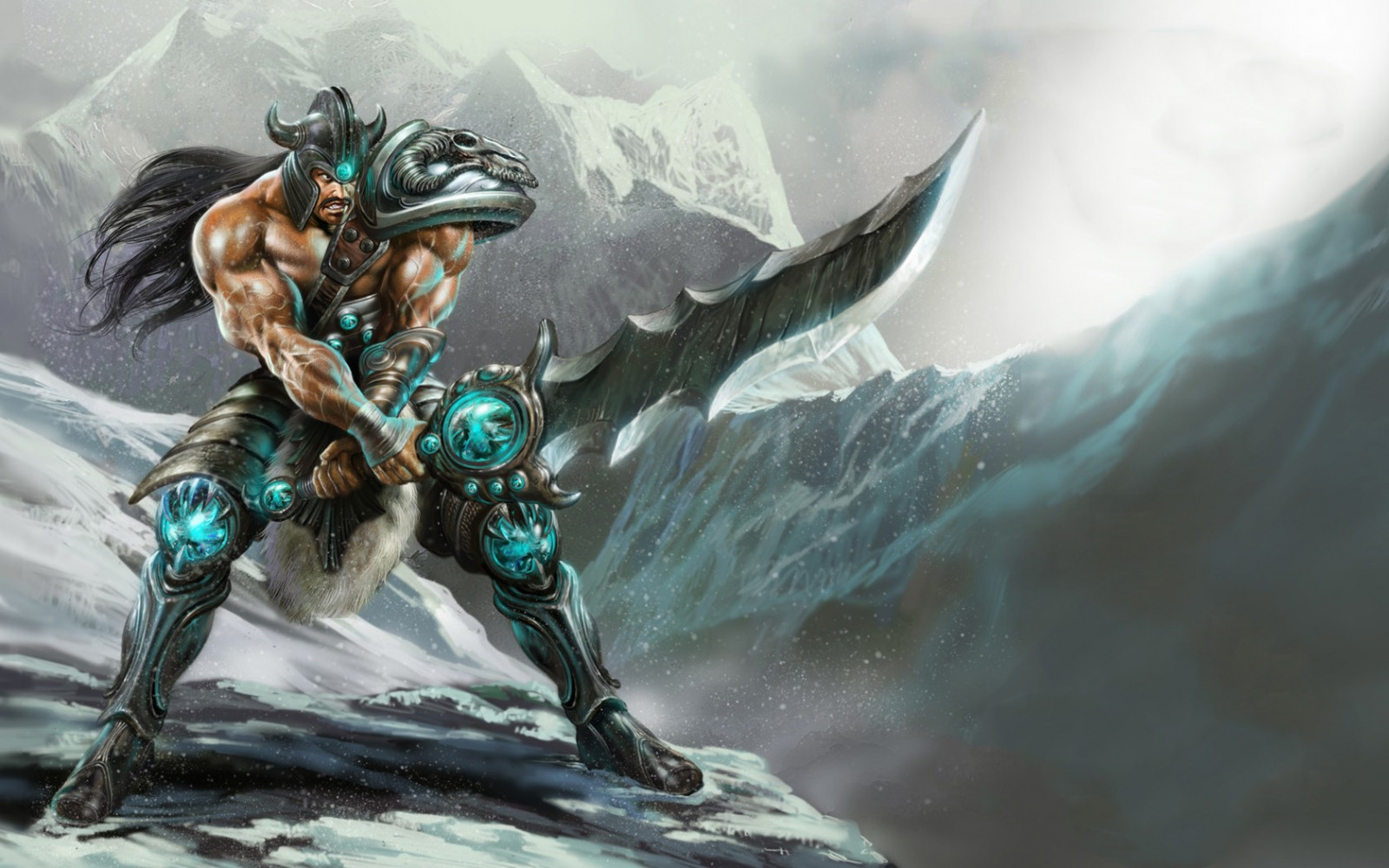 배경 화면 : 리그 오브 레전드, Tryndamere, 검, 산들, 미술 1680x1050 - - 1000646 - 배경 화면 ...