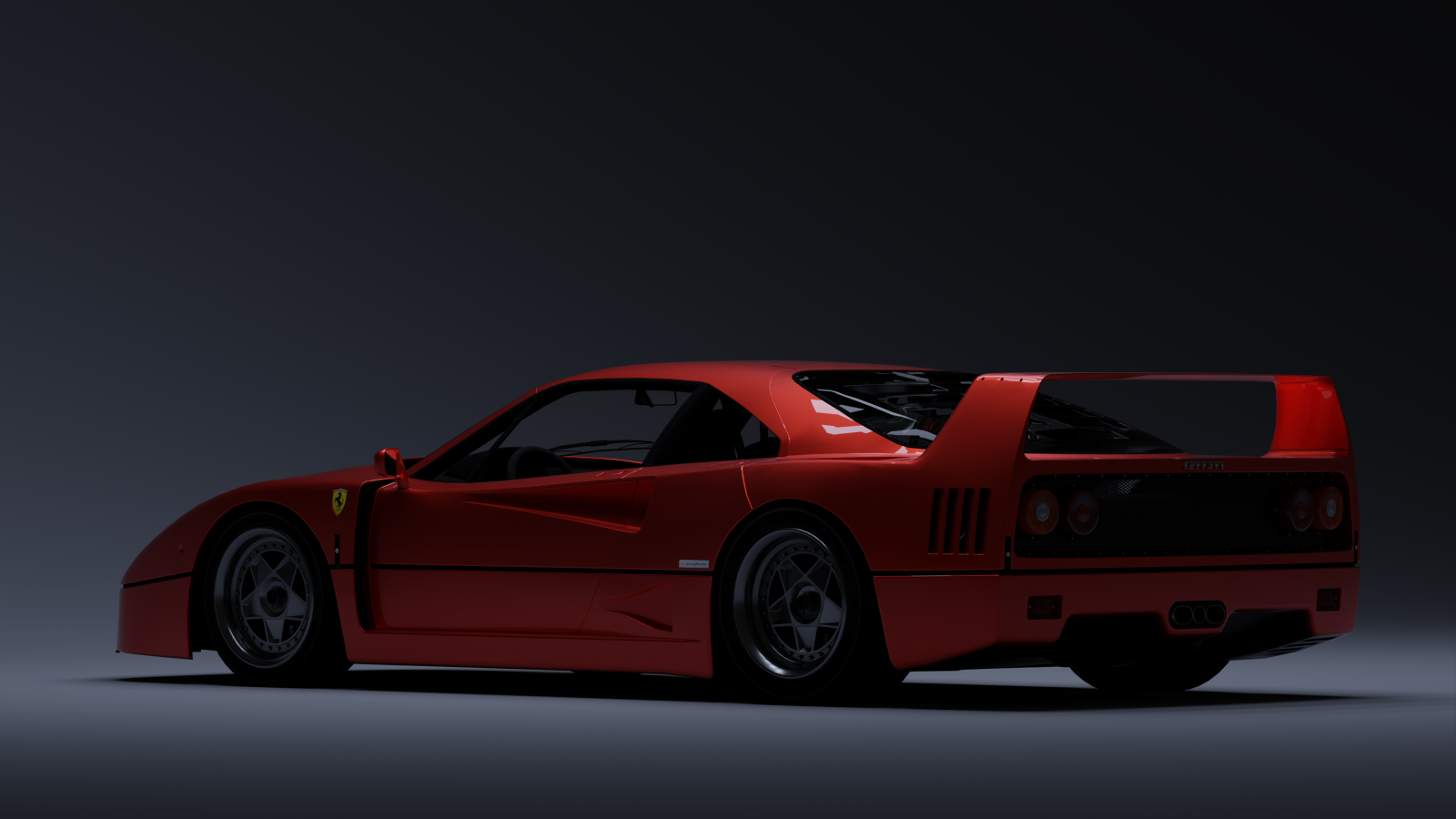 배경 화면 : Ferrari, 페라리 F40, CGI, 초차 3840x2160 - waynejulius - 2211011 ...