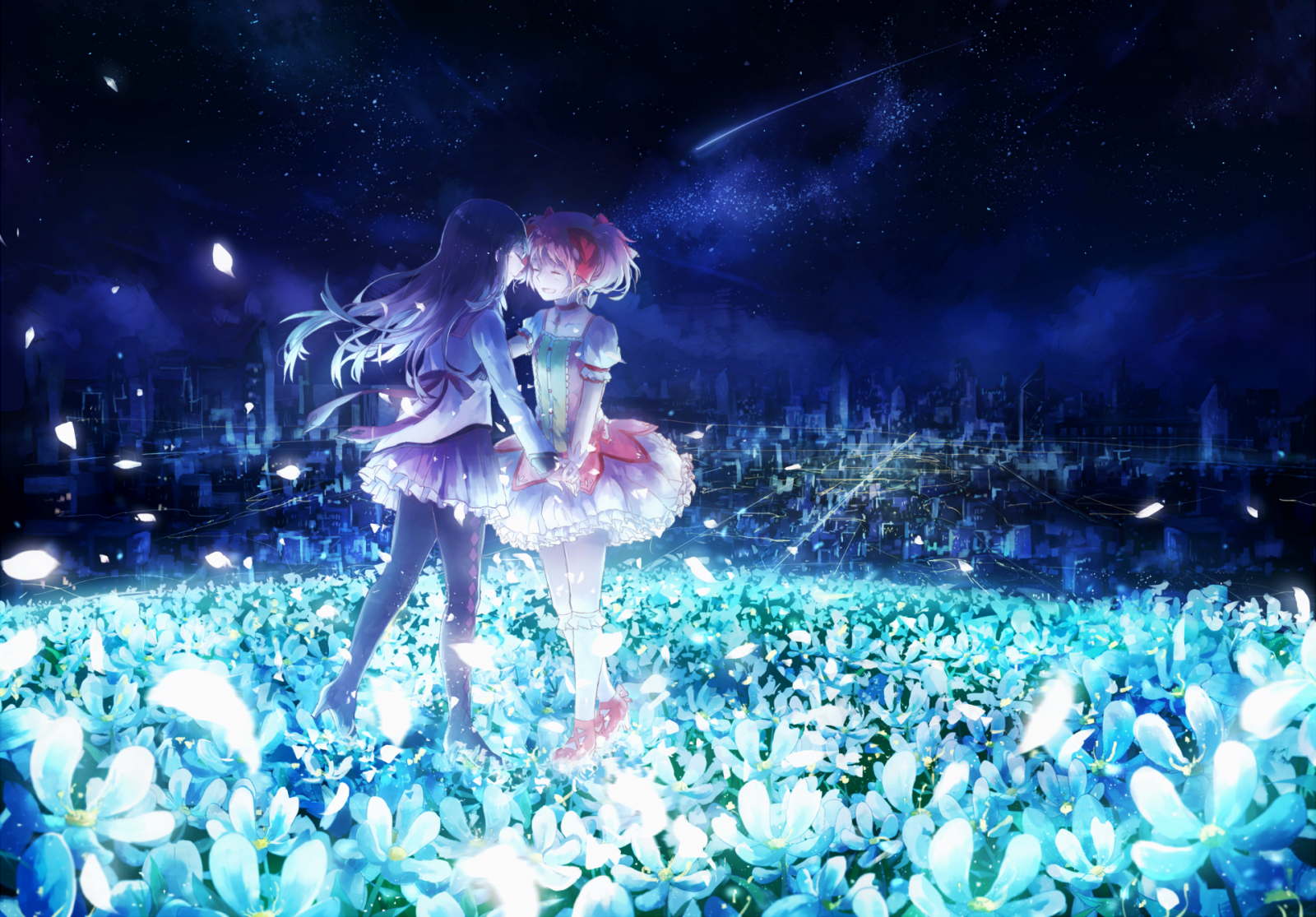 Wallpaper : anime girls, Mahou Shoujo Madoka Magica, performance, stage ...
