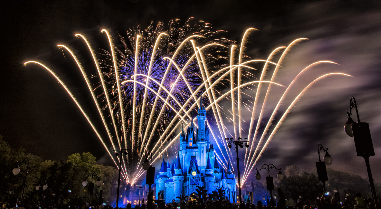 Wallpaper : Orlando, Florida, kembang api, keinginan, WDW, dunia Walt ...
