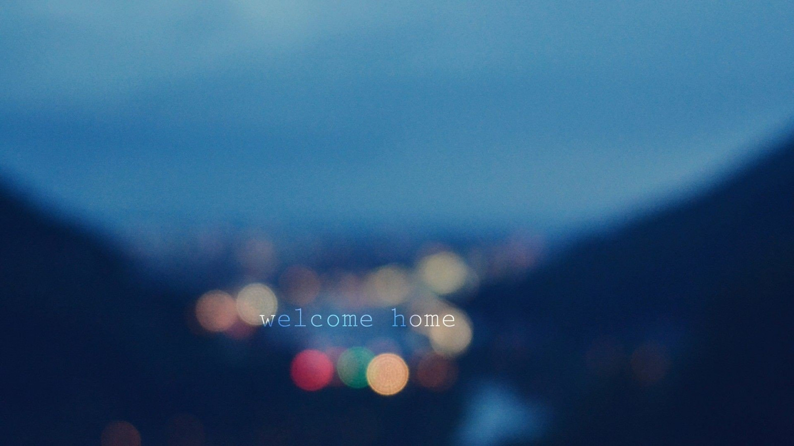 Wallpaper : 1920x1080 px, bokeh, minimalism, welcome home 1920x1080 ...