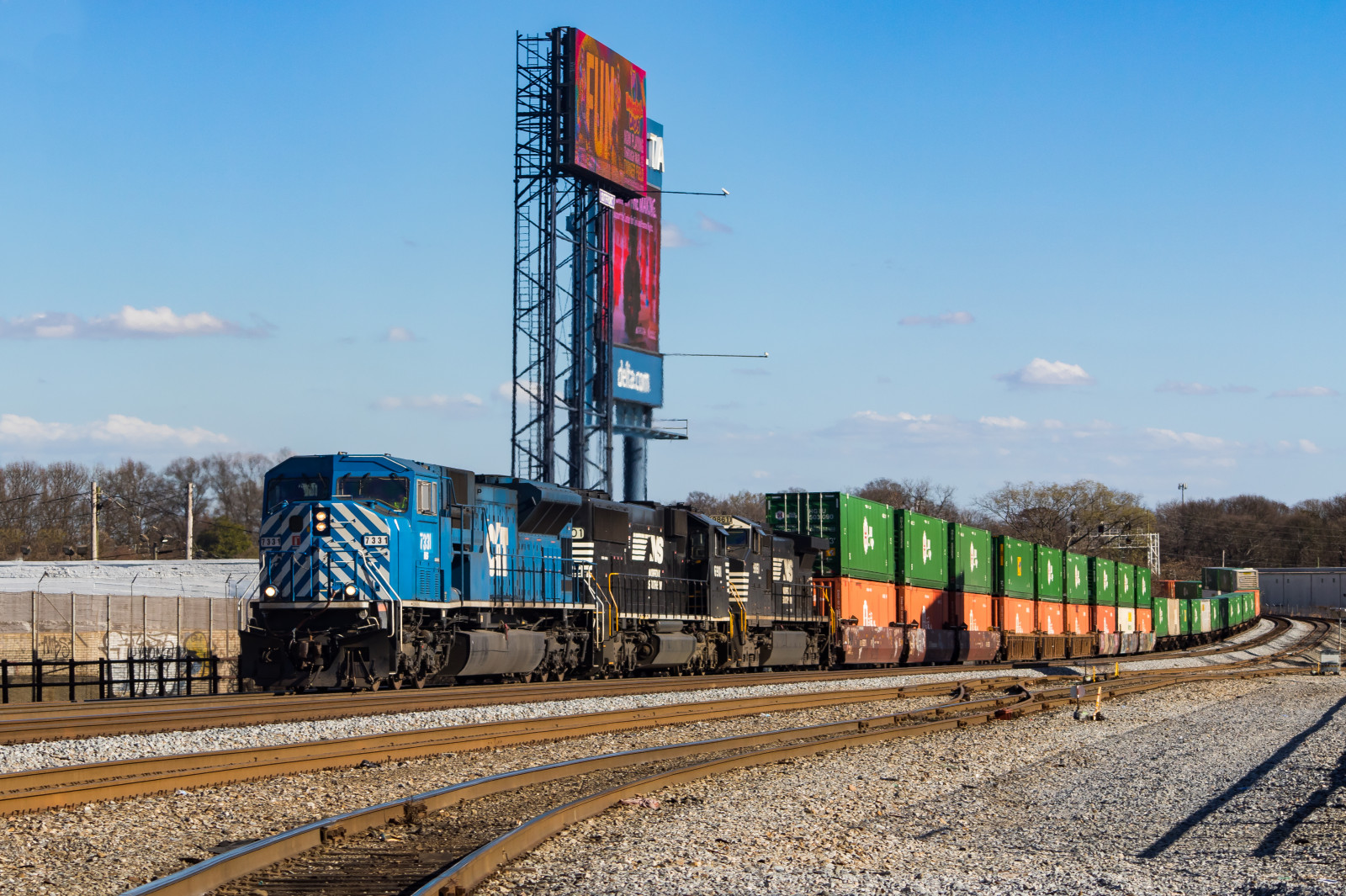 Wallpaper : ns, norfolk, southern, emd, sd9043mac, citx, Atlanta ...