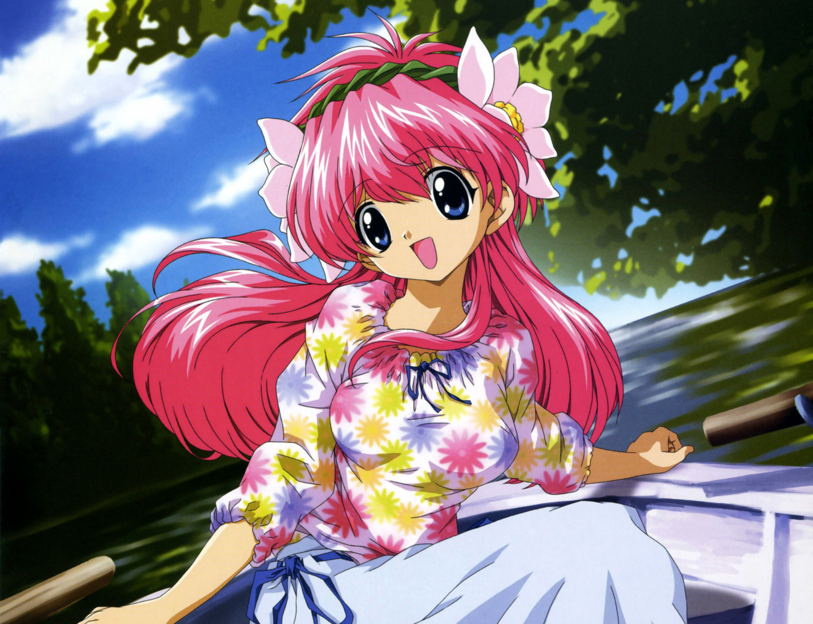 วอลเปเปอร์ : Galaxy Angel, หญิงสาว, ผมสีชมพู, น่ารัก, จอย 4996x3833 ...