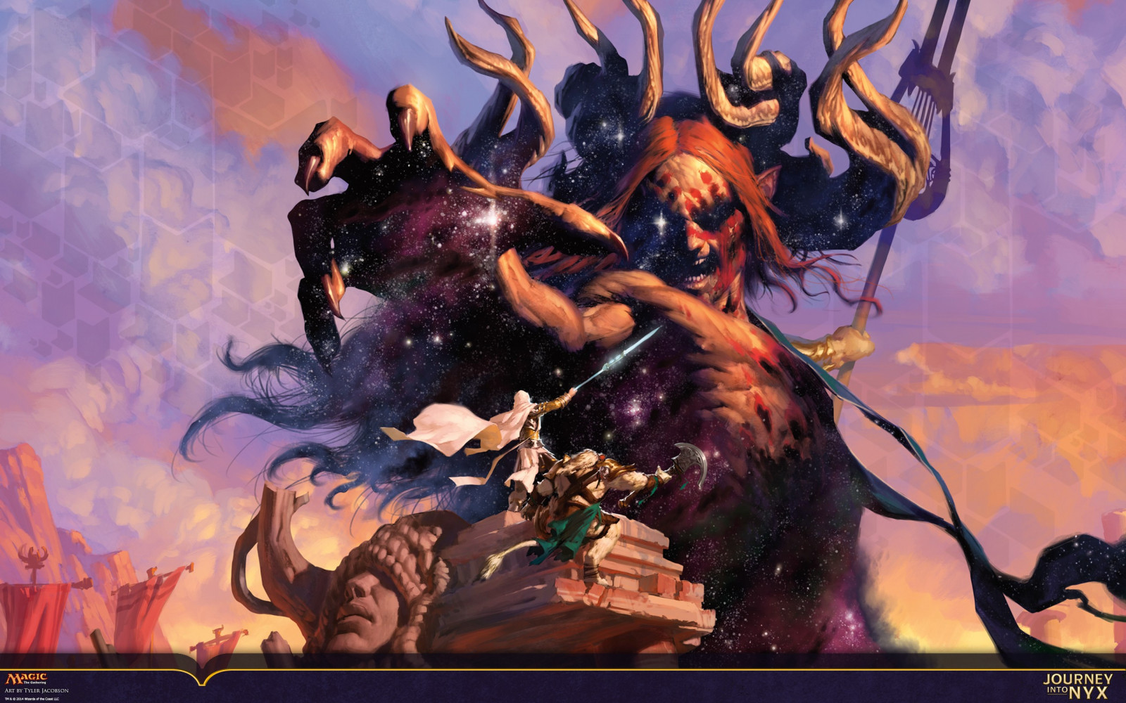 Wallpaper : anime, Magic The Gathering, mythology, Ajani Goldmane ...