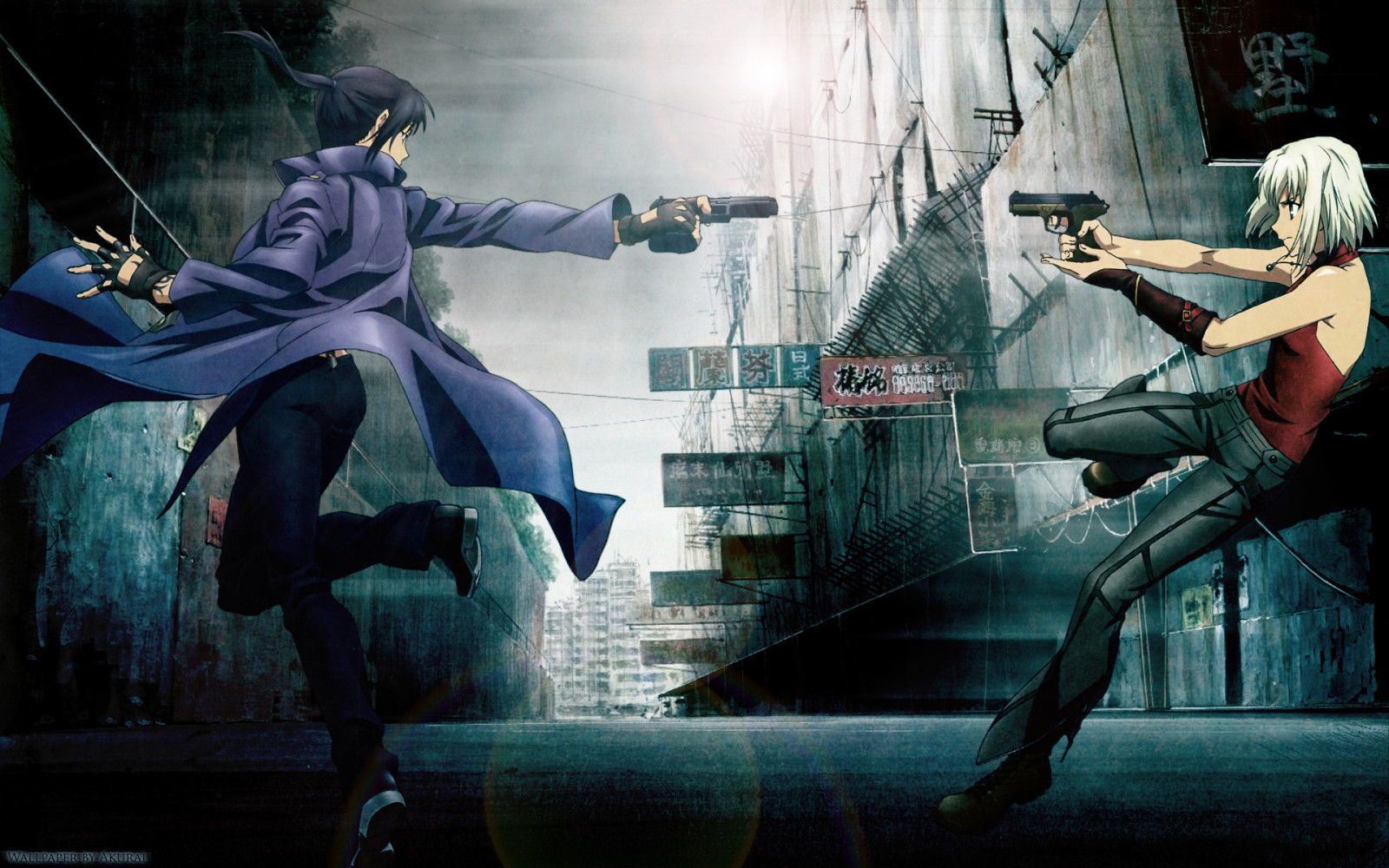 Wallpaper : anime, Handgun, Canaan 1920x1200 - gbtgame - 1876937 - HD ...