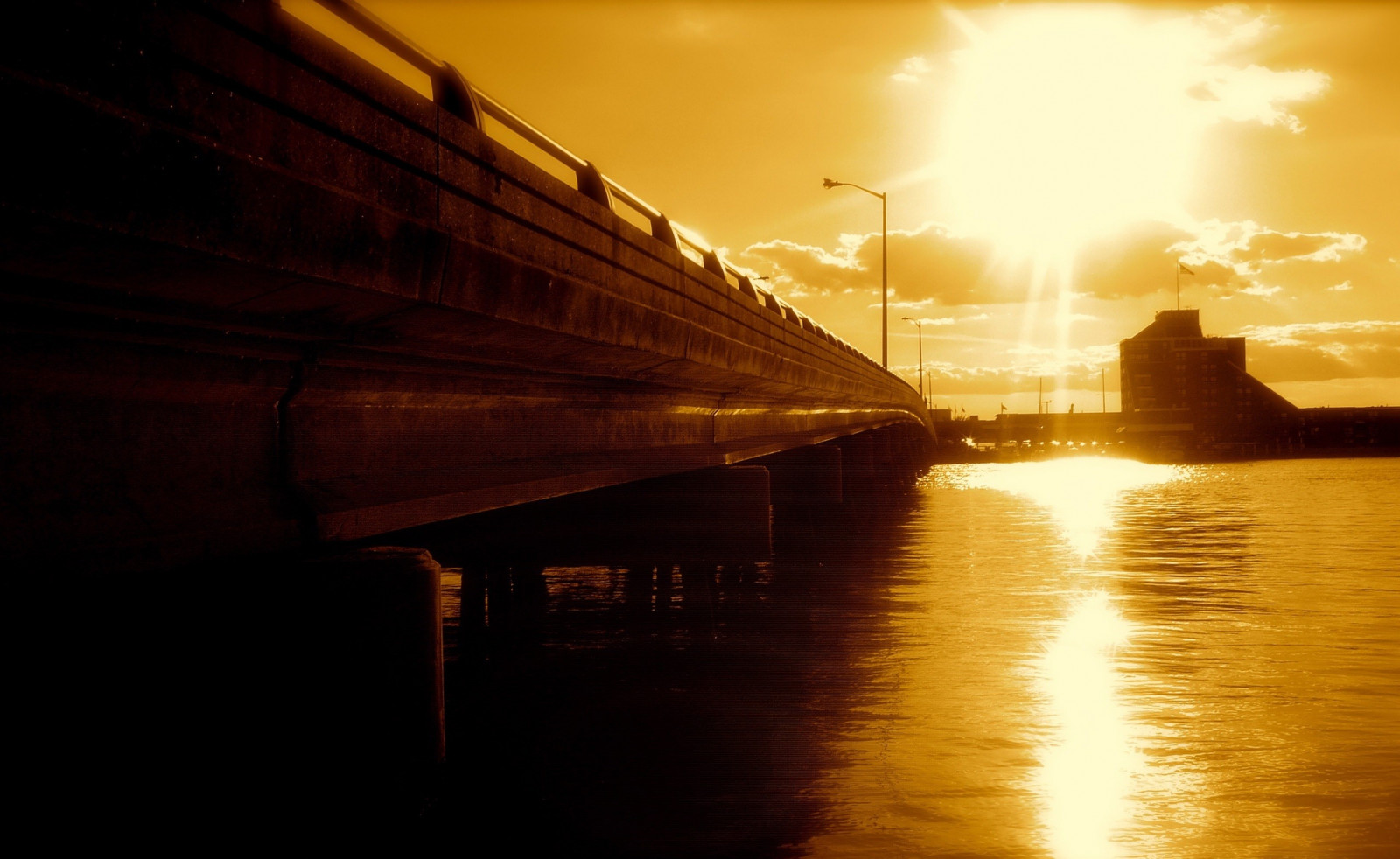 Fondos De Pantalla 2559x1571 Px Puente Edificio Fotografía