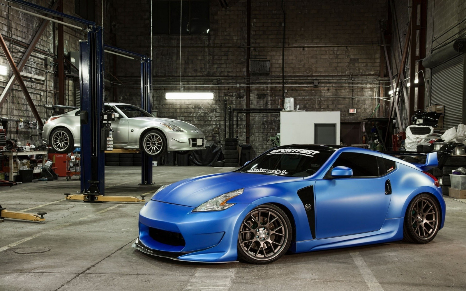 Wallpaper : blue cars, sports car, Nissan 350Z, Nissan 370Z ...