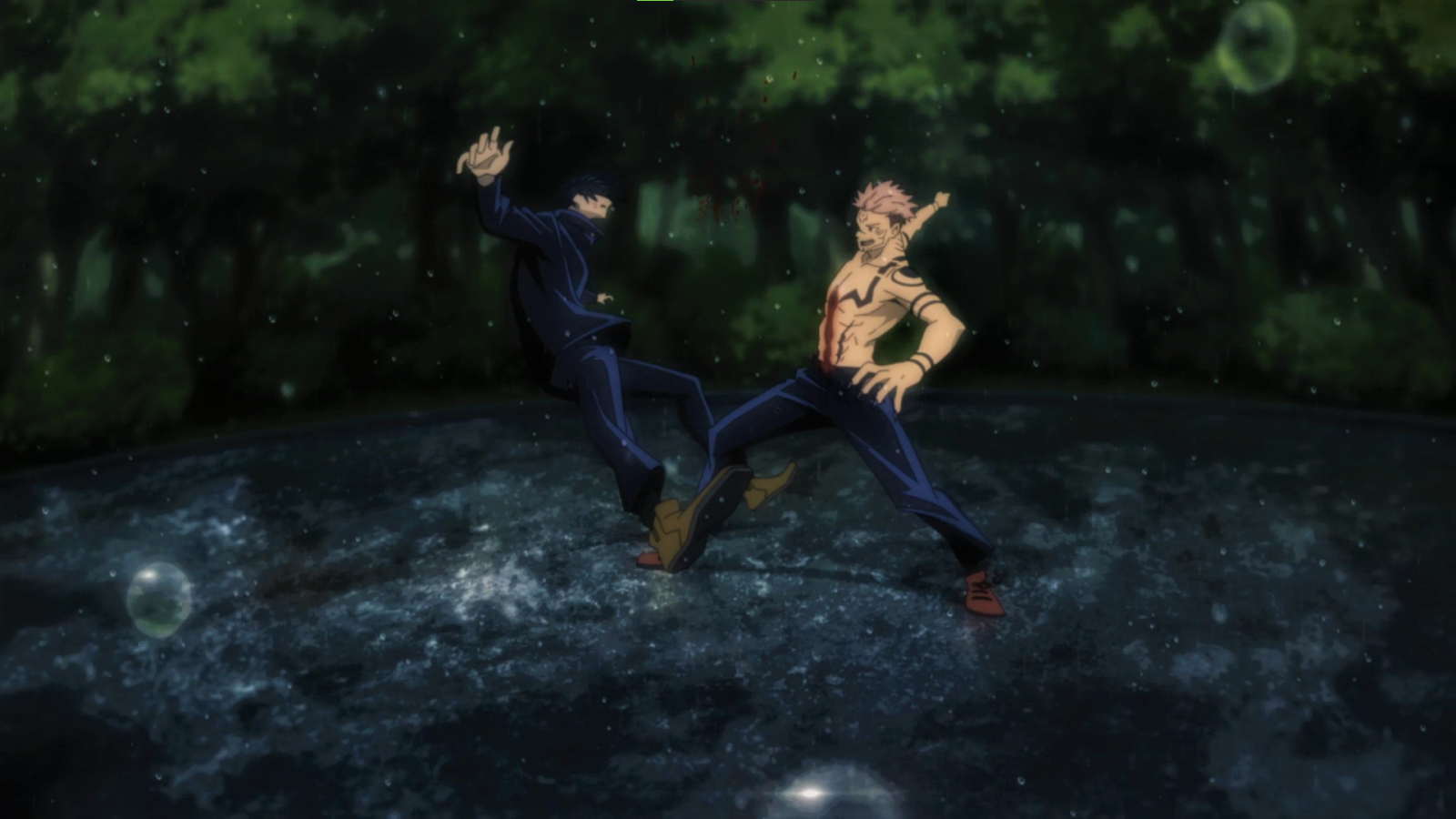 Wallpaper : Jujutsu Kaisen, Megumi Fushiguro, smiling, demon, Ryomen ...