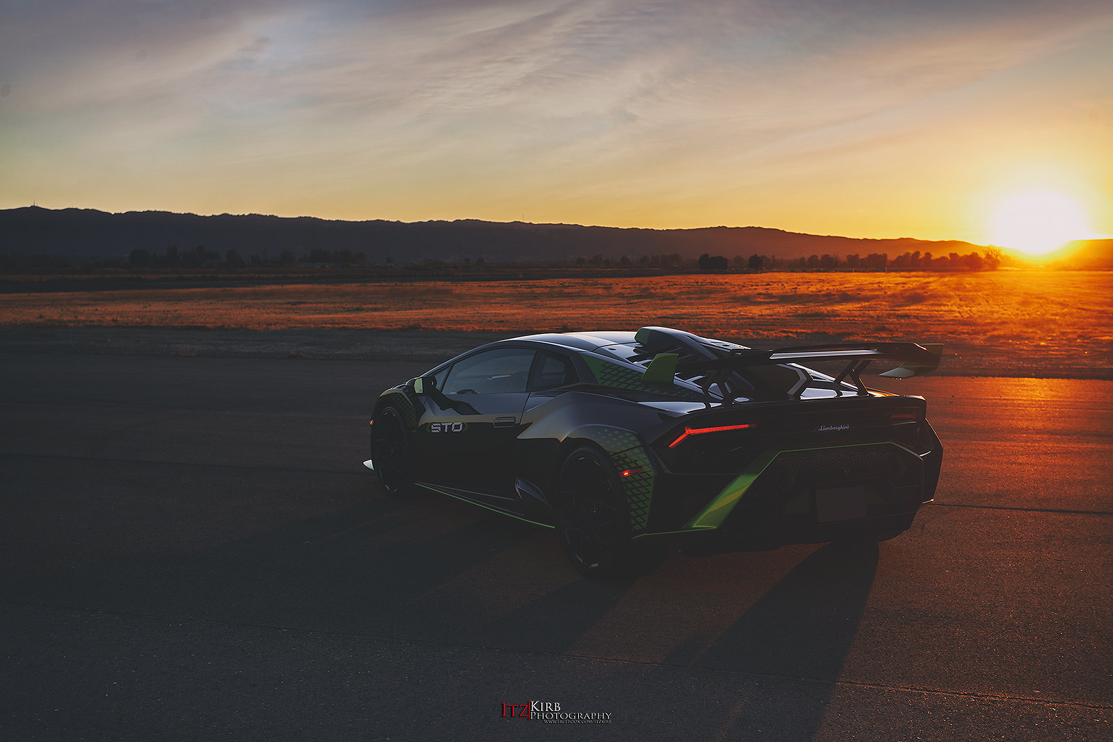 Wallpaper : itzkirb, car, Lamborghini Huracan, sunset glow 1600x1067 ...