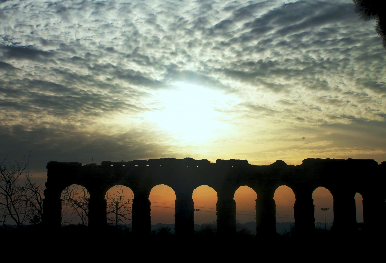 วอลเปเปอร์ : Parco, roma, Tramonto, natura, ombre, Cielo, antico, Luce ...