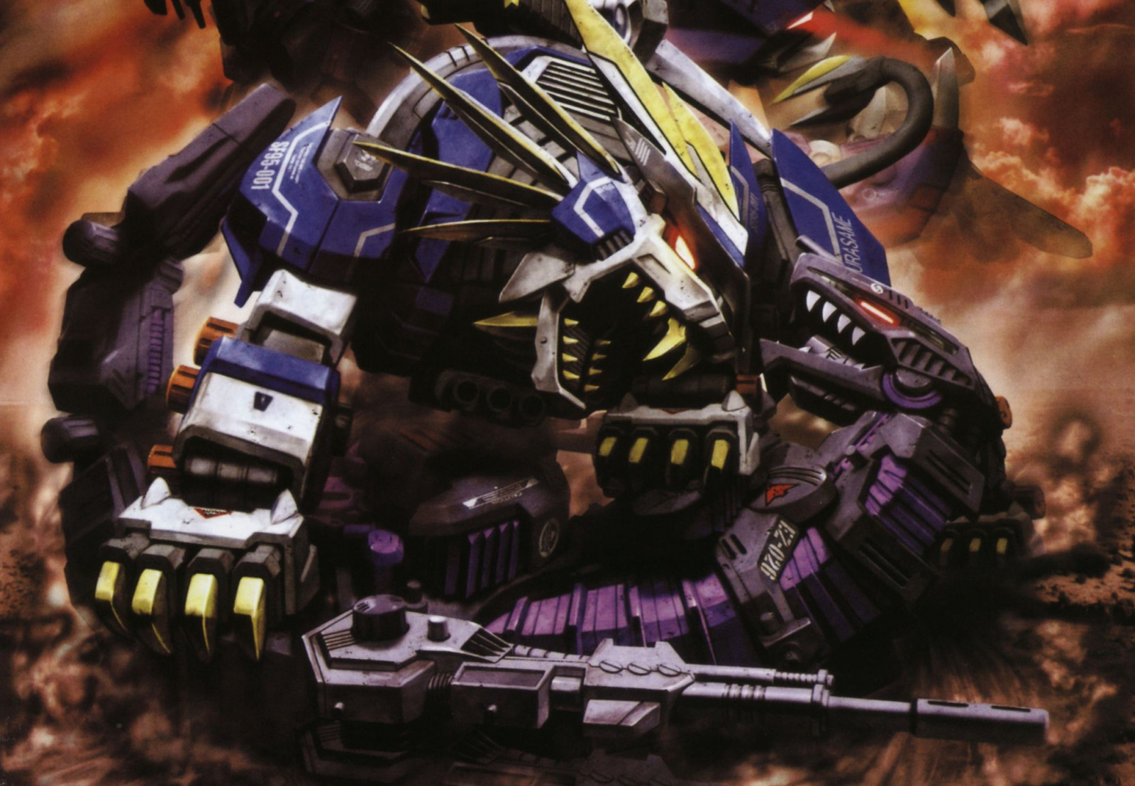 วอลเปเปอร์ : อะนิเมะ, หุ่นยนต์, ของเล่น, Zoids, ภาพหน้าจอ 2011x1393 ...