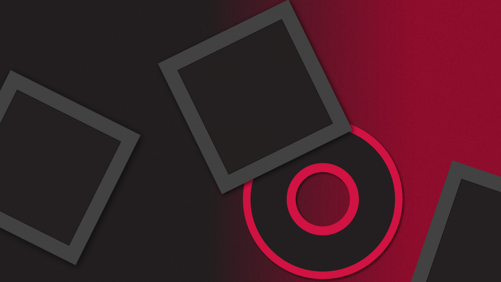 Bakgrundsbilder : minimalism, röd, grå, lutning, fyrkant, cirkel ...