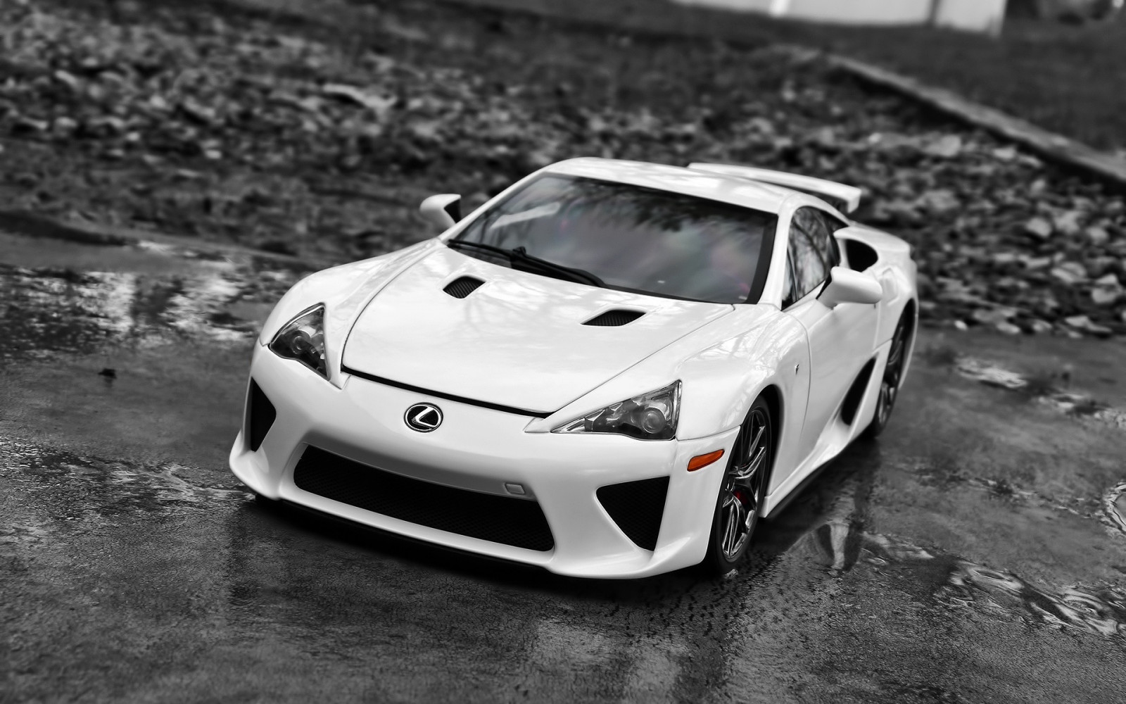 Fondos de pantalla : Lexus LFA, Supercar, blanco, vista frontal ...