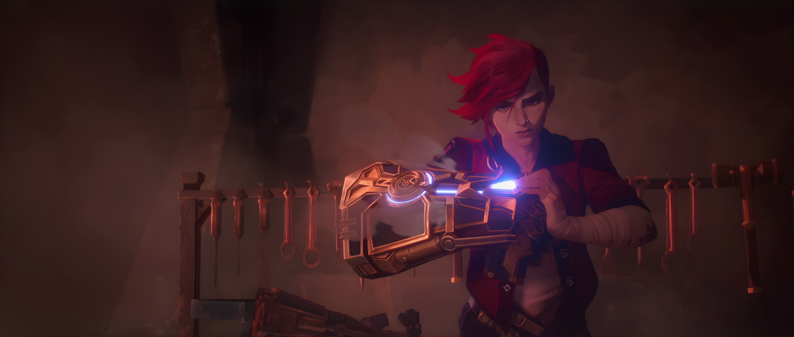 Wallpaper : Vi League of Legends, League of Legends, arcane, Netflix TV ...