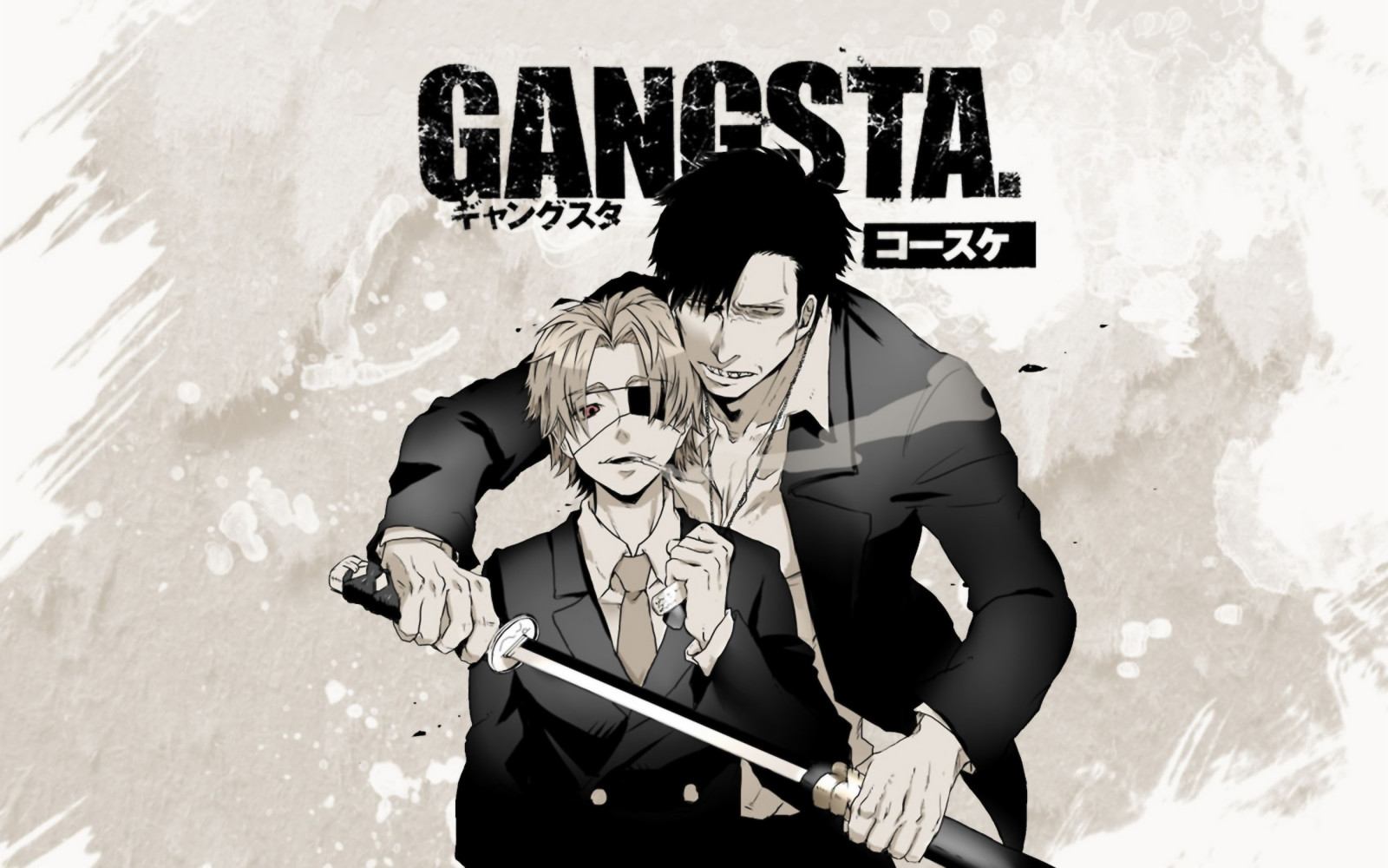Tapety : 2600x1625 px, anime, Arcangelo Worick, Gangsta, Nicolas Brown ...