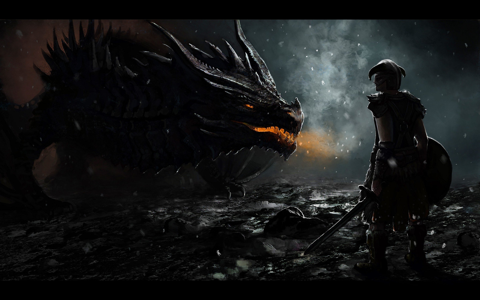 Wallpaper : 2880x1800 px, action, artwork, dragon, elder, fantasy ...
