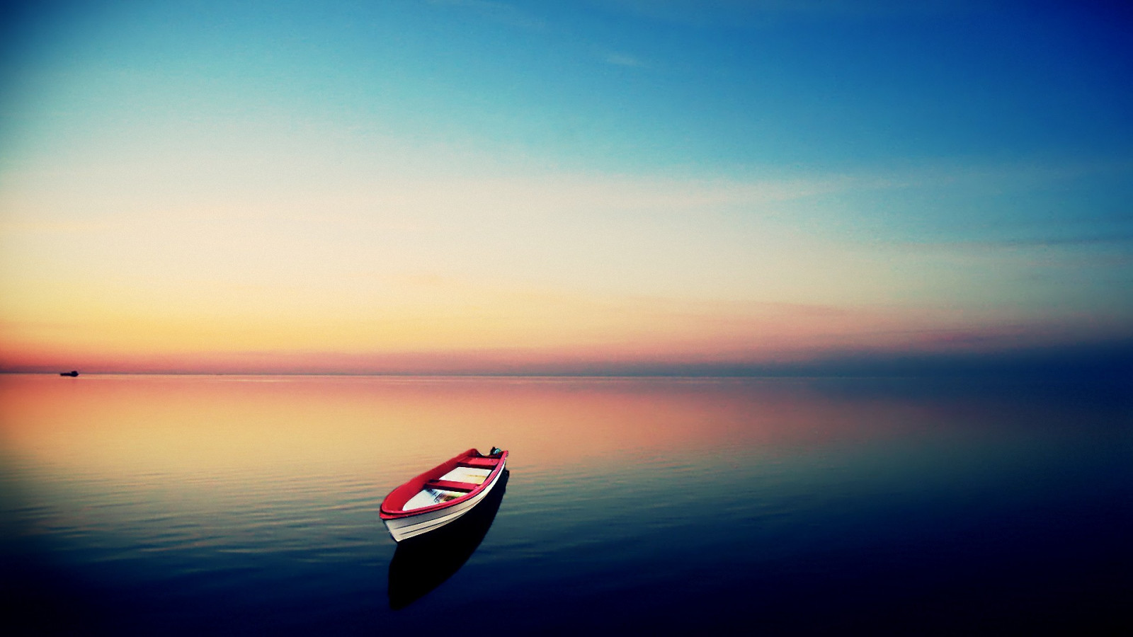 Wallpaper Sunlight Boat Sunset Sea Water Nature Reflection Sky