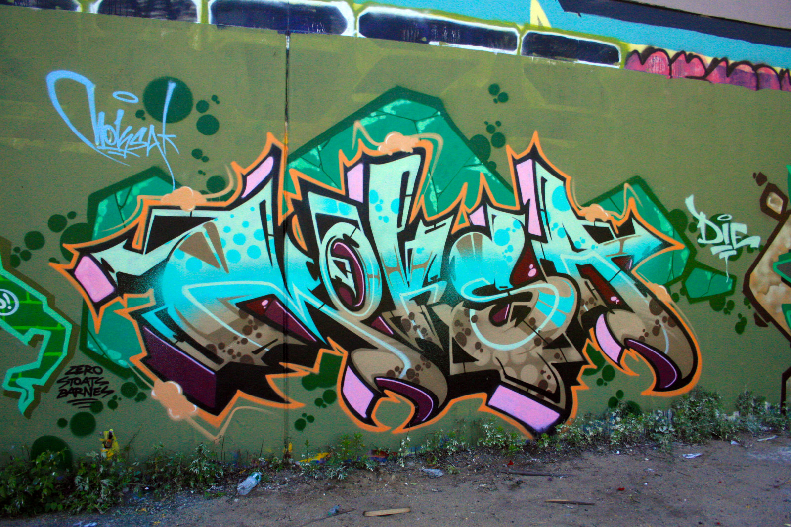 Wallpaper : green, graffiti, street art, mural, DIE, Connecticut, ART ...