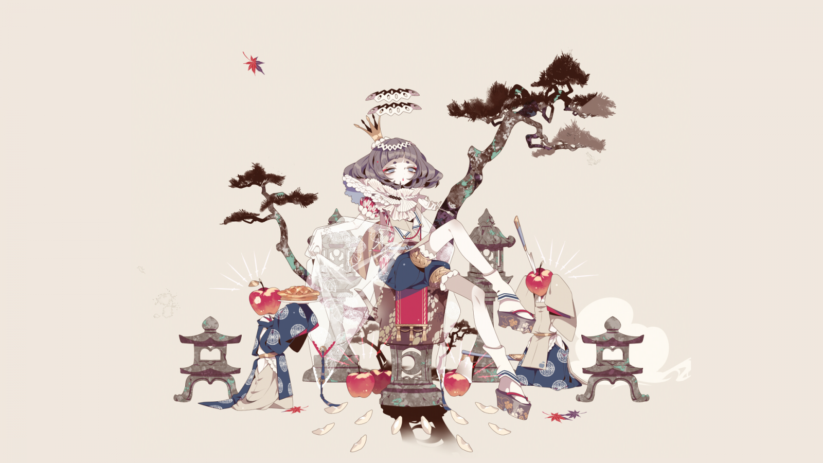 Apple Tree Crown Backgrounds